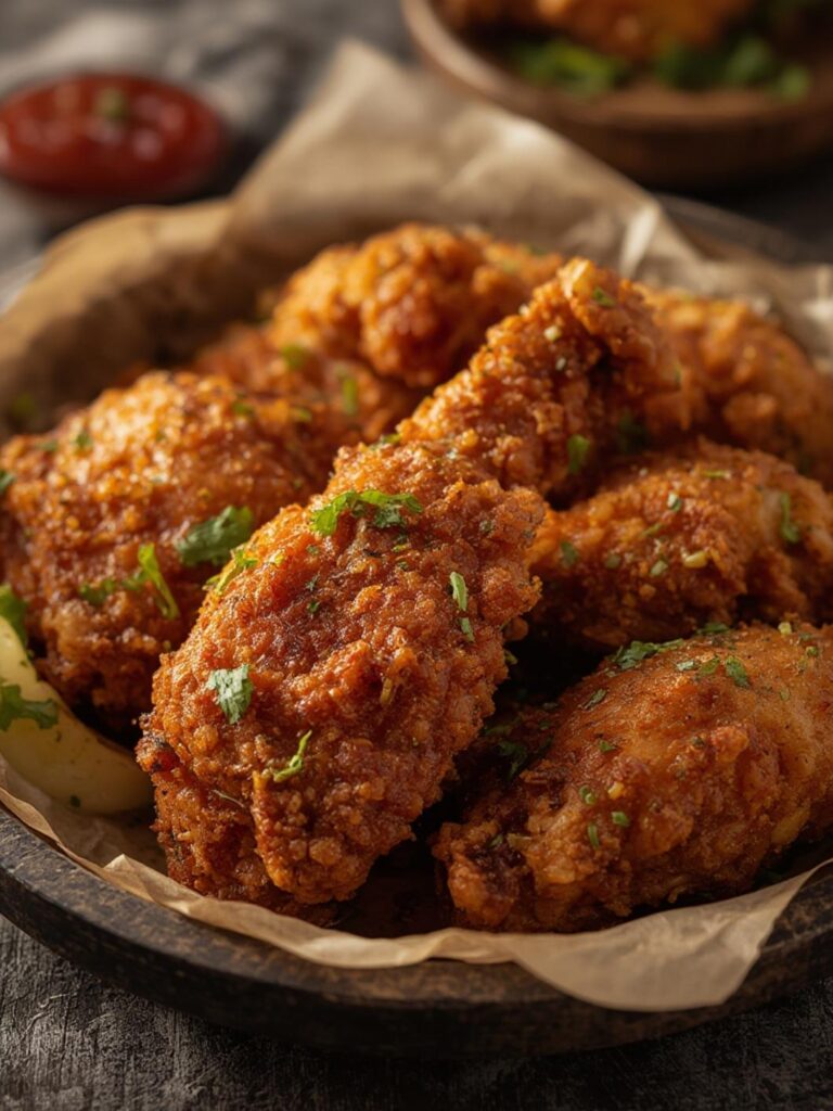 Crispy Fried Chicken Recipe – Perfectly Golden & Juicy