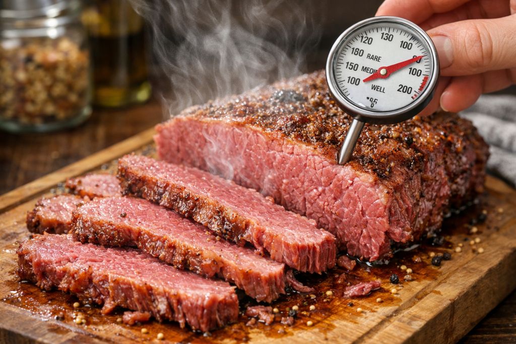 Corned Beef Internal Temp – Safe & Tender Every Time (Guide ...